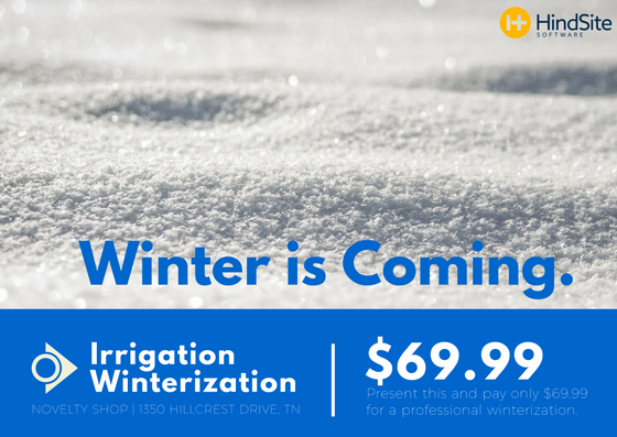 How to Create a Beautiful Winterization Postcard for Your Irrigation ...