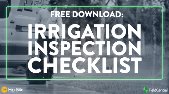 Irrigation Inspection Checklist: Free Download